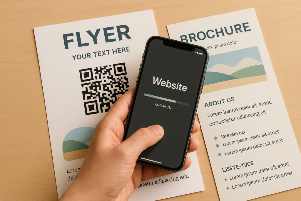 How to Add QR Codes to Flyers and Brochures | Pageloot