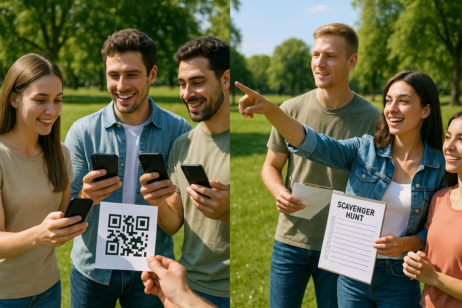QR Code Treasure Hunts vs. Traditional Scavenger Hunts | Pageloot
