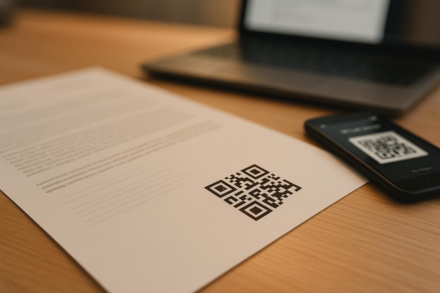How QR Codes Enhance Document Authentication | Pageloot