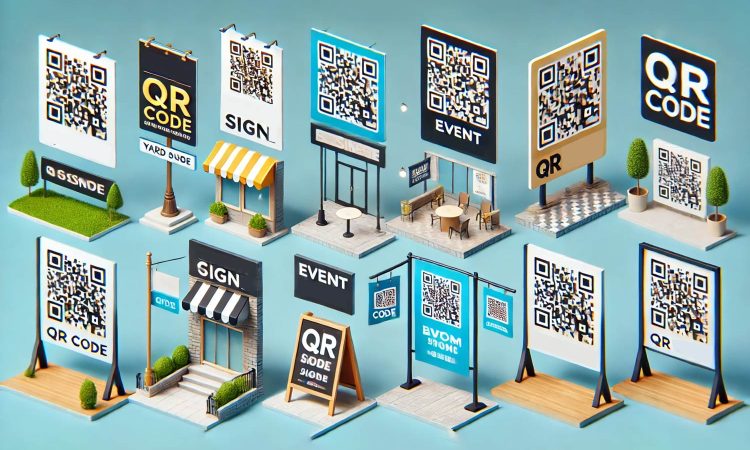 QR-koodi märgid ja bännerid ettevõtetele
