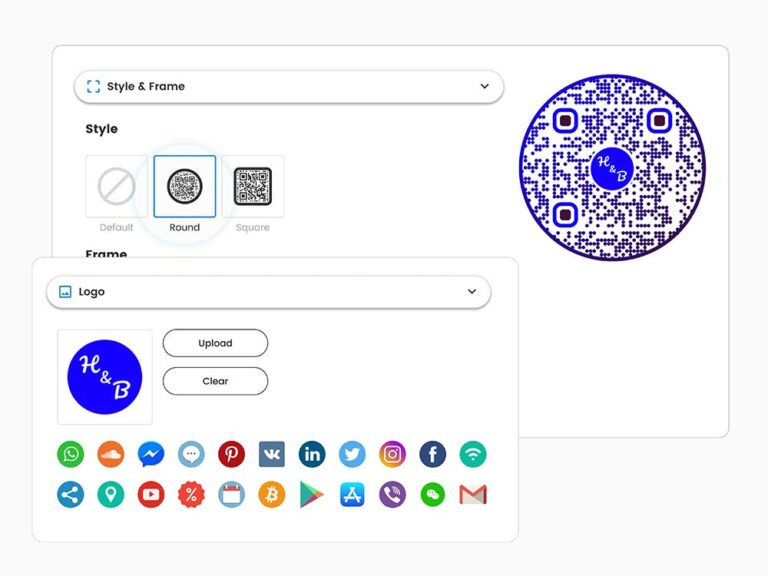 Cargar y compartir fotos con un código QR