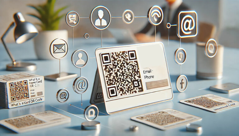 Create a QR Code Name Card