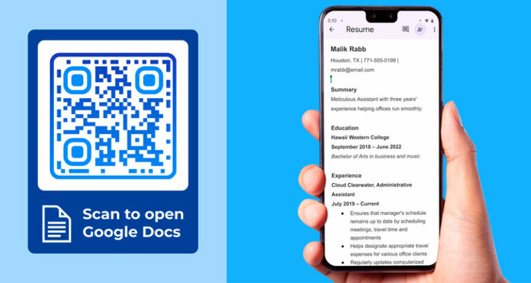 Generate a QR Code for Google Docs Generate a QR Code for Google Docs