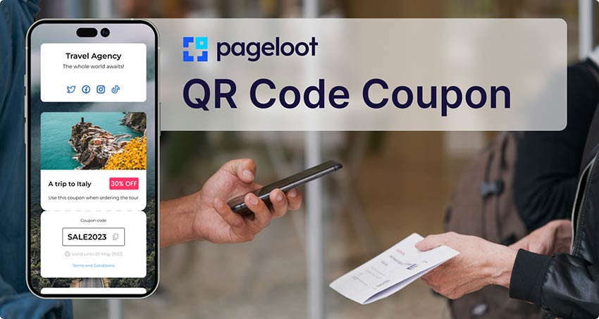 快速为您的优惠券创建 QR 码 - Pageloot